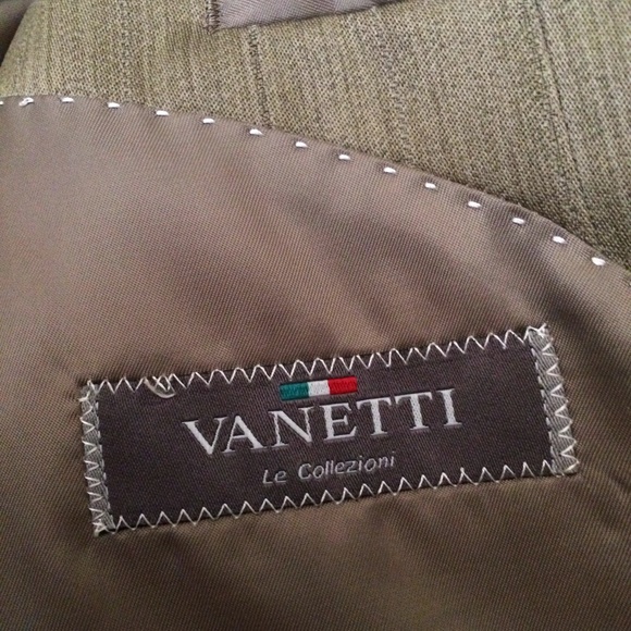 Vanetti | Suits & Blazers | Vanetti Suit 0 Polyester Mens 38r 4 Button ...
